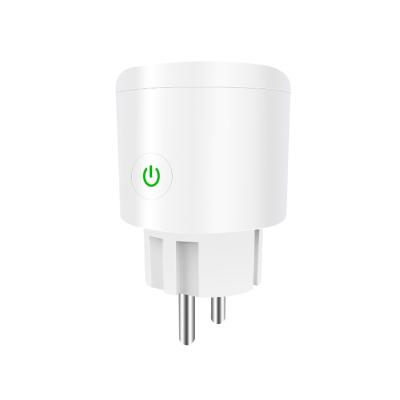 China Electrical Smart Plug With Wall Switch EU Voice Control  Wifi Sockets And Switches for sale