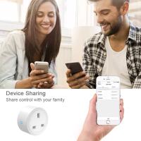 China Tuya  Alexa Outlet Switch 240v Home Smart Plug With Remote Switch for sale