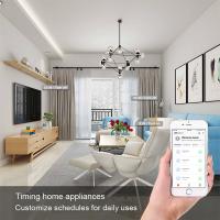 China Mini Smart Switch Socket AU EU 240v Google Home Wifi Outlet Switch for sale