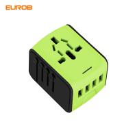 China Smart Universal Power Travel Socket EU UK US Standard Electrical Plug Adaptors With USB Charger 5V 3.4A for sale