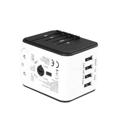 China Hot Sale White World Universal Smart Travel Adapter UK to US Conversion Plug for sale