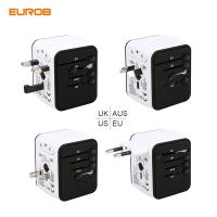 China Hot Sale White World Universal Smart Travel Adapter UK to US Conversion Plug for sale
