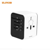 China Hot Sale White World Universal Smart Travel Adapter UK to US Conversion Plug for sale