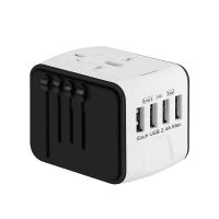 China Hot Sale White World Universal Smart Travel Adapter UK to US Conversion Plug for sale