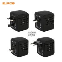 China Worldwide Universal Socket Travel Adaptor Plug with 1 Type C and 3 USB Charger Ports for Business Trip for sale