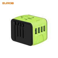 China Hot Sale Universal Smart Travel Adaptor USB Charger Electrical Plug New Generation Portable & Convenient Plugs & Sockets for sale