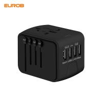 China Smart Travel Socket Adapter 4 USB Charging Ports Plug Sockets Electrical Items 6.3A for sale