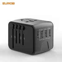 China Smart Travel Socket Adapter 4 USB Charging Ports Plug Sockets Electrical Items 6.3A for sale