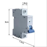 China Manufacturer AC C6 C32 C63 Single Pole MCB 32A 63A Miniature Circuit Breaker Price of MCB 1P 6A for sale