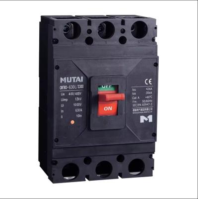 China 3 Pole 3P  Molded Breaker 630a MCCB  Electric  Moulded Case for sale