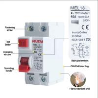 China Factory Price 25a 40a 63a 80a 100a AC RCCB 2P 2 Pole 2 Phase Residual Current Circuit Breaker for sale