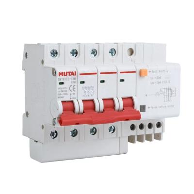 China Smart Miniature Circuit Breaker MCB 230V Current Protection 4 Pole Circuit Breaker for sale