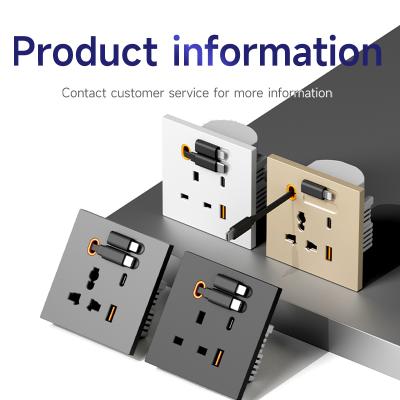 China Universal Type-C USB Socket with Retractable Charging Cable, Adjustable Length Smooth and Lag-free Fast Charging Max 20W for sale
