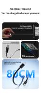 China Universal Type-C USB Socket with Retractable Charging Cable, PC Panel, 20W USBA+USBC Port, Wall Fast Charging USB Socket for sale