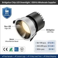 China High CRI  LED Downlights  Ra98 Bridgelux 12W Recessed Ceiling Spotlights for sale