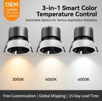 China High CRI  LED Downlights  Ra98 Bridgelux 12W Recessed Ceiling Spotlights for sale