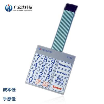 China Waterproof Embossing Membrane Dome Array Switch For Medical Devices Keypads for sale