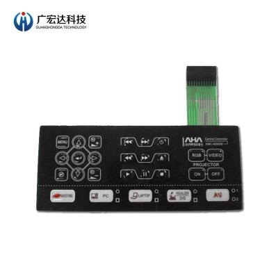 China Overlay Graphic Keyboard Membrane Switch Devices Control Keypad Circuit Print SUS301 for sale