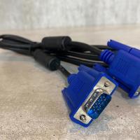 China Male To Male 15 Pin VGA Audio Cable HD Computer Monitor VGA Cable 1.5m Length for sale