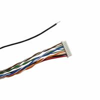China MX1.25 10 Pin IP Camera Cable RJ45 Chassis DC*5.5*2.1 IP Camera Tail Cable 011 for sale