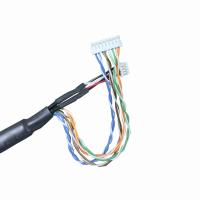 China 3.5 PITCH-4 Pin Electrical Wiring Harnesses Terminal Male Green DC5.5*2.1 Bus 3.5 Stereo Bus 012 for sale