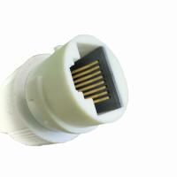 China Power Signal Cable Assembly RJ45 Female Core Welded Black Rubber Core FlatNeedle Wire Harness 027 for sale