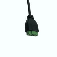 China Custom Cable Harness Assembly Rj45f 3.81 Pitch 2 Pin Terminal Block For Outdoor Cameras 017 for sale