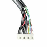 China 2R12P*2 P2.0 460mm Custom Wiring Harness Display Chassis Lines HY2.0-2x12PIN 050 for sale