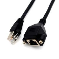 China Concentrator Network Cable Assembly 1000mm RJ45 With Male Female Connector 072 for sale