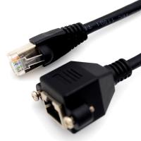 China Concentrator Network Cable Assembly 1000mm RJ45 With Male Female Connector 072 for sale
