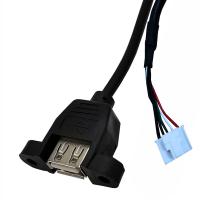 China Single Layer USB Computer Case Data Cable Baffle Link Harness PH2.0-4P Custom 076 for sale