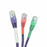 China Crystal Head Network Patch Cable 3000mm One General Two Branching Wire Harness 081 for sale