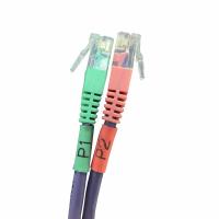 China Crystal Head Network Patch Cable 3000mm One General Two Branching Wire Harness 081 for sale