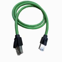 China Cat5e Network Connection Cable 26AWG 1000mm 8P/8C G/F*2 With Connector 086 for sale