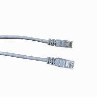 China Gray Cat5e Network Communication Cable 8P/8C G/F*2 Crystal Head 1000mm 087 for sale