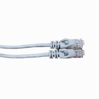 China Gray Cat5e Network Communication Cable 8P/8C G/F*2 Crystal Head 1000mm 087 for sale