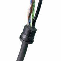China 1.25-8 Pin Power Cable Assembly Rj45 Black Waterproof Power Wire Harness 034 for sale