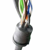 China 1.25-8 PIN IP Camera Cable 500mm RJ45F Waterproof Power Cable Harness 035 for sale