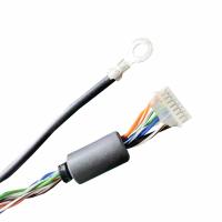 China 1.25-8 PIN IP Camera Cable 500mm RJ45F Waterproof Power Cable Harness 035 for sale