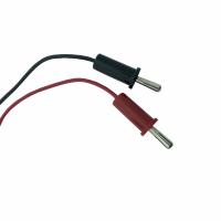 China Banana Head Probe Cable Harness Assembly Black Red Thermocouple Wire 300mm 055 for sale