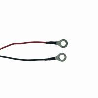 China Banana Head Probe Cable Harness Assembly Black Red Thermocouple Wire 300mm 055 for sale