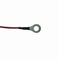 China Banana Head Probe Cable Harness Assembly Black Red Thermocouple Wire 300mm 055 for sale