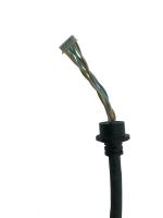 China Waterproof Female Core IP Camera Cable Rj45f Mx1.25 8 Pin With Connector 039 for sale
