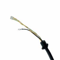 China Metal Plastic Power Cable Assembly Waterproof Circular M12 Connector Wire Harness 040 for sale
