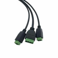China Coaxial IP Camera Power Cable M12d 4 Pin Female / 5 pin Male Waterproof 041 for sale