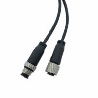 China Coaxial IP Camera Power Cable M12d 4 Pin Female / 5 pin Male Waterproof 041 for sale