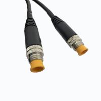China Black Automotive Cable Harness M8 3 PIN PVC Sleeve Custom Car Wiring Harness 125 for sale