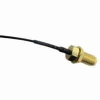 China Black SMA Master Male PIN RF Cable Assembly I-PEX/20278-112R-18 Wire Harness 147 for sale