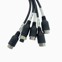 China Gx12 4 Pin Copper Automotive Wiring Harness Custom Male Female Wiring Harness for sale