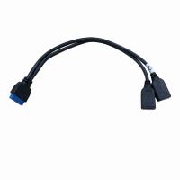 China IDC3.0 Computer Mainboard Expansion Cable Complete Wiring Harness Two Female Type 099 for sale
